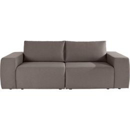LOOKS by Wolfgang Joop Big-Sofa LooksII, geradlinig und komfortabel, grau