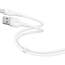 Belkin BOOST CHARGE Flex USB-A-Kabel mit Lightning Connector Smartphone-Kabel, Lightning, USB Typ A (200 cm), weiß