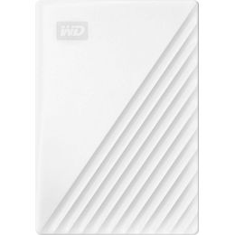 Western Digital WD My Passport™ 2TB White Edition externe HDD-Festplatte (2 TB) 2,5", schwarz|weiß