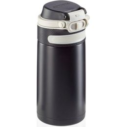 Leifheit Thermoflasche Flip, 350 ml, schwarz