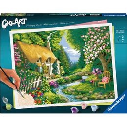 Ravensburger Malen nach Zahlen CreArt, River Cottage, Made in Europe; FSC® - schützt Wald - weltweit, bunt