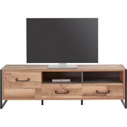 FORTE Lowboard HUD TV - Schrank, Breite 169 cm, braun|grau