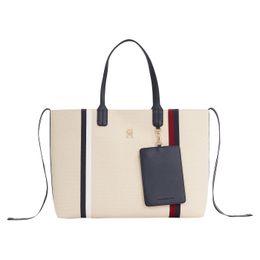 Tommy Hilfiger Shopper ICONIC TOMMY TOTE CORP, schönes Geschenkset, beige