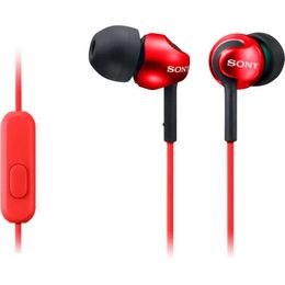 Sony MDR-EX110AP In-Ear-Kopfhörer, rot