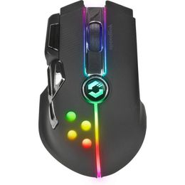 Speed-Link Speedlink IMPERIOR wireless Gaming-Maus (RGB-Beleuchtung), schwarz