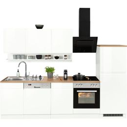 KOCHSTATION Küchenzeile KS-Virginia, Breite 280 cm, wahlweise mit E-Geräten, weiß