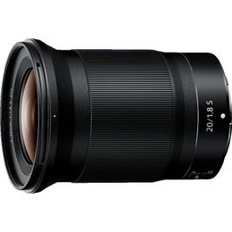 Nikon NIKKOR Z 20 mm 1:1.8 S für Z5, Z 6II und Z f passendes Objektiv, schwarz