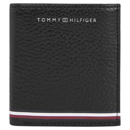 Tommy Hilfiger Geldbörse TH CENTRAL TRIFOLD, in schlichter Optik, schwarz