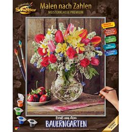 Schipper Malen nach Zahlen Meisterklasse Premium - Gruß aus dem Bauerngarten, Made in Germany, bunt