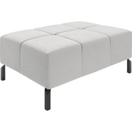 Inosign Hockerbank Ancona New, passend zum Ecksofa, auch in Easy care-Bezug + Cord, silberfarben