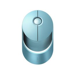 RAPOO Ralemo Air 1 leise kabellose Maus, Bluetooth und 2.4 GHz, 1600 DPI Maus (Bluetooth), blau