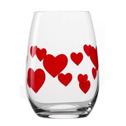 Stölzle Glas L'Amour, Kristallglas, 6-teilig, rot|weiß