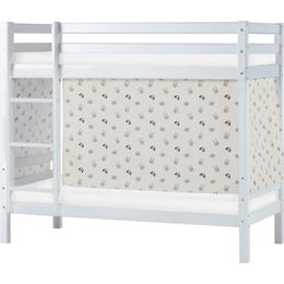 Hoppekids Etagenbett ECO Dream, Stockbett weiß massiv - Zubehör wählbar, beige