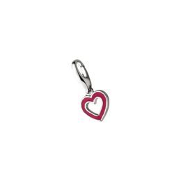 Giorgio Martello MILANO Charm Herz Herz, Silber 925, rosa