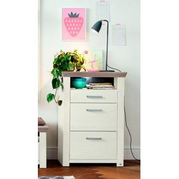 set one by Musterring Highboard york, Typ 06, im Landhaus Stil, beige