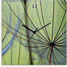 Artland Wanduhr Pusteblumen-Samen (wahlweise mit Quarz- oder Funkuhrwerk, lautlos ohne Tickgeräusche), grün