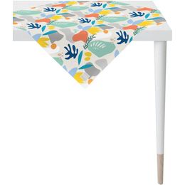 Apelt Mitteldecke 3979 Outdoor, Sommerdeko, Sommer (1-tlg), Digitaldruck, mit Fleckschutz, bunt|weiß