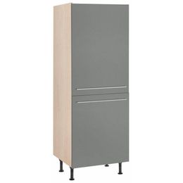 Optifit Hochschrank Bern 60 cm breit, 176 cm hoch, mit höhenverstellbaren Stellfüßen, grau