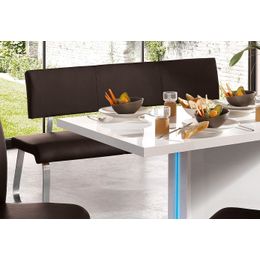 MCA furniture Polsterbank Arco, belastbar bis 280 Kg, Echtleder, in verschiedenen Breiten, braun