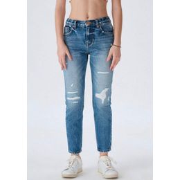 LTB Destroyed-Jeans ELIANA in trendy Ankle-Länge, for GIRLS, blau