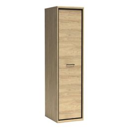 Furnix Kleiderschrank MEDIOLANE M-2 mit 5 Fächern Natural Hikora B49 x T58 x H197 cm