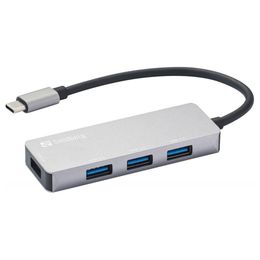 Sandberg Laptop-Dockingstation USB-C to 1x USB 3.0/3x USB 2.0 Saver Hub