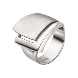 Jobo Fingerring, breit 925 Silber, silberfarben