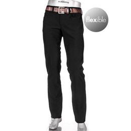 Alberto 5-Pocket-Jeans, schwarz