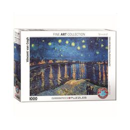 Eurographics Puzzle The Starry Night Over the Rhône. 1000 Teile
