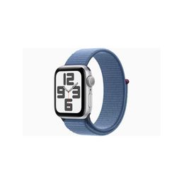 Apple Watch SE (2023) GPS 40mm - Silver Aluminium Case with Winter Blue Sport Loop