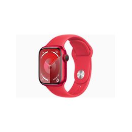 Apple Watch Series 9 GPS + Cellular 41mm - (PRODUCT)RED Aluminium Case with (PRODUCT)RED Sport Band - S/M
