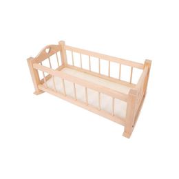 Small Foot - Wooden Swing Doll Bed Natural