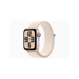 Apple Watch SE (2023) GPS + Cellular 40mm - Starlight Aluminium Case with Starlight Sport Loop