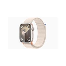 Apple Watch Series 9 GPS 45mm - Starlight Aluminium Case with Starlight Sport Loop