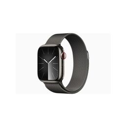 Apple Watch Series 9 GPS + Cellular 41mm - Graphite Stainless Steel Case with Graphite Milanese Loop