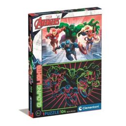 Clementoni Glow in the Dark Puzzle Avengers 104pcs. Boden