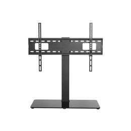 Alterzone Slim 7g Compact TV stand with glass base for 37"-70" TVs Black 40 kg Up to 600 x 400 mm
