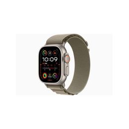 Apple Watch Ultra 2 GPS + Cellular 49mm - Titanium Case with Olive Alpine Loop - Large