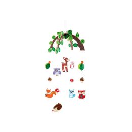 Small Foot - Wooden Baby Mobile Woodland Animals