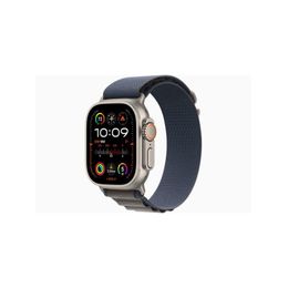 Apple Watch Ultra 2 GPS + Cellular 49mm - Titanium Case with Blue Alpine Loop - Medium