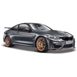 Maisto® Sammlerauto BMW M4 GTS, 1:24, metallic grau, Maßstab 1:24, aus Metallspritzguss, grau