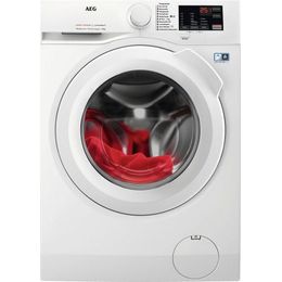 AEG Waschmaschine Serie 6000 mit ProSense-Technologie L6FA48FL, 8 kg, 1400 U/min, Hygiene-/ Anti-Allergie Programm mit Dampf, weiß