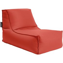 SITTING POINT Sitzsack KORFU Rock (1 St), SITTING POINT für Indoor und Outdoor, rot