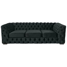 Guido Maria Kretschmer Home & Living Guido Maria Kretschmer Home&Living Chesterfield-Sofa Kalina, klassische Chesterfield-Knopfheftung, sehr hochwertige Verarbeitung, grün