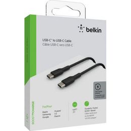 Belkin USB-C/USB-C Kabel PVC, 2m USB-Kabel, USB-C, USB-C (200 cm), schwarz