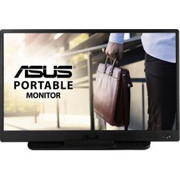 ASUS MB165B Portabler Monitor (40 cm/16 ", 1366 x 768 px, WXGA, 10 ms Reaktionszeit, 60 Hz, LCD), schwarz
