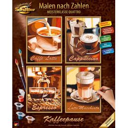 Schipper Malen nach Zahlen Meisterklasse Quattro - Kaffeepause, Made in Germany, bunt