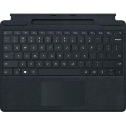 Microsoft Sufrace Pro Signature Cover 8XA-00005 Tastatur (Passend für Surface Pro 9, Pro 8 und Pro X), schwarz