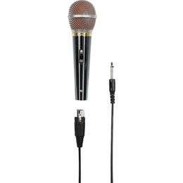 Hama Mikrofon Dynamisches Mikrofon "DM 60" Handmikrofon, schwarz