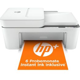 HP DeskJet 4120e All in one Drucker Multifunktionsdrucker, (Bluetooth, WLAN (Wi-Fi), HP+ Instant Ink kompatibel), weiß